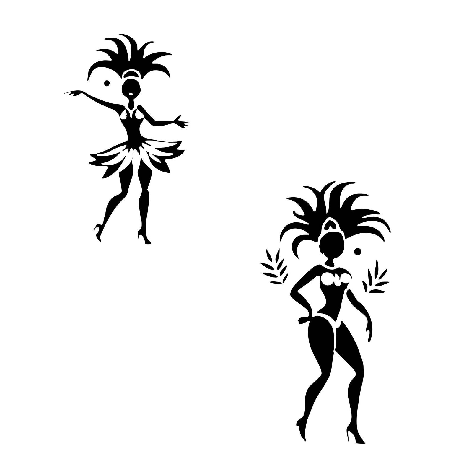 Hula Dancer Svg Bundle, Hawaiian Dancer Clipart, Dancer Vector, Hula ...