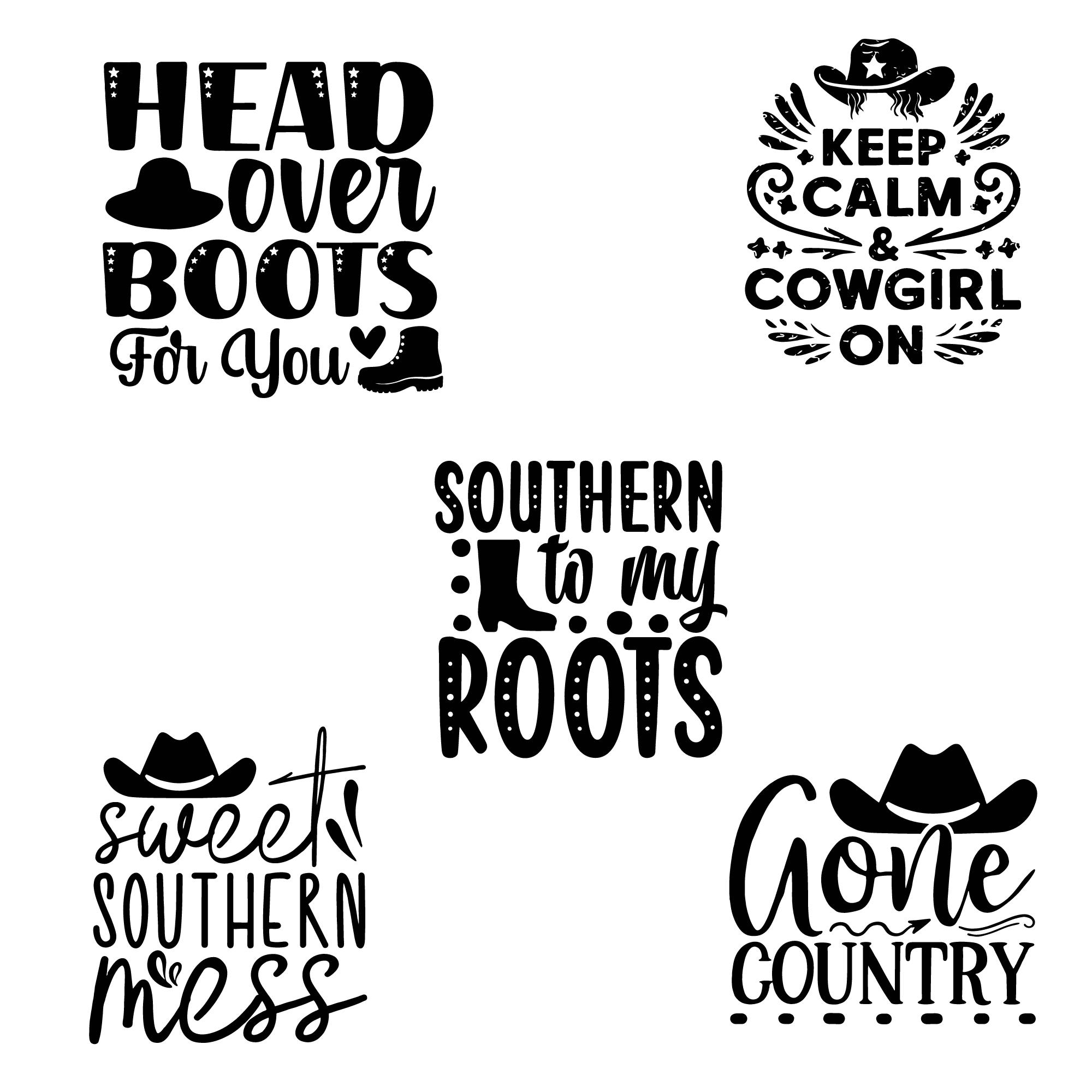 Western Svg Bundle, Western Clipart for Cricut, Western Quotes ...