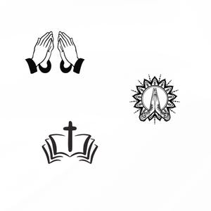 Praying Hands Svg Bundle, Praying Hands Clipart for Cricut, Praying ...