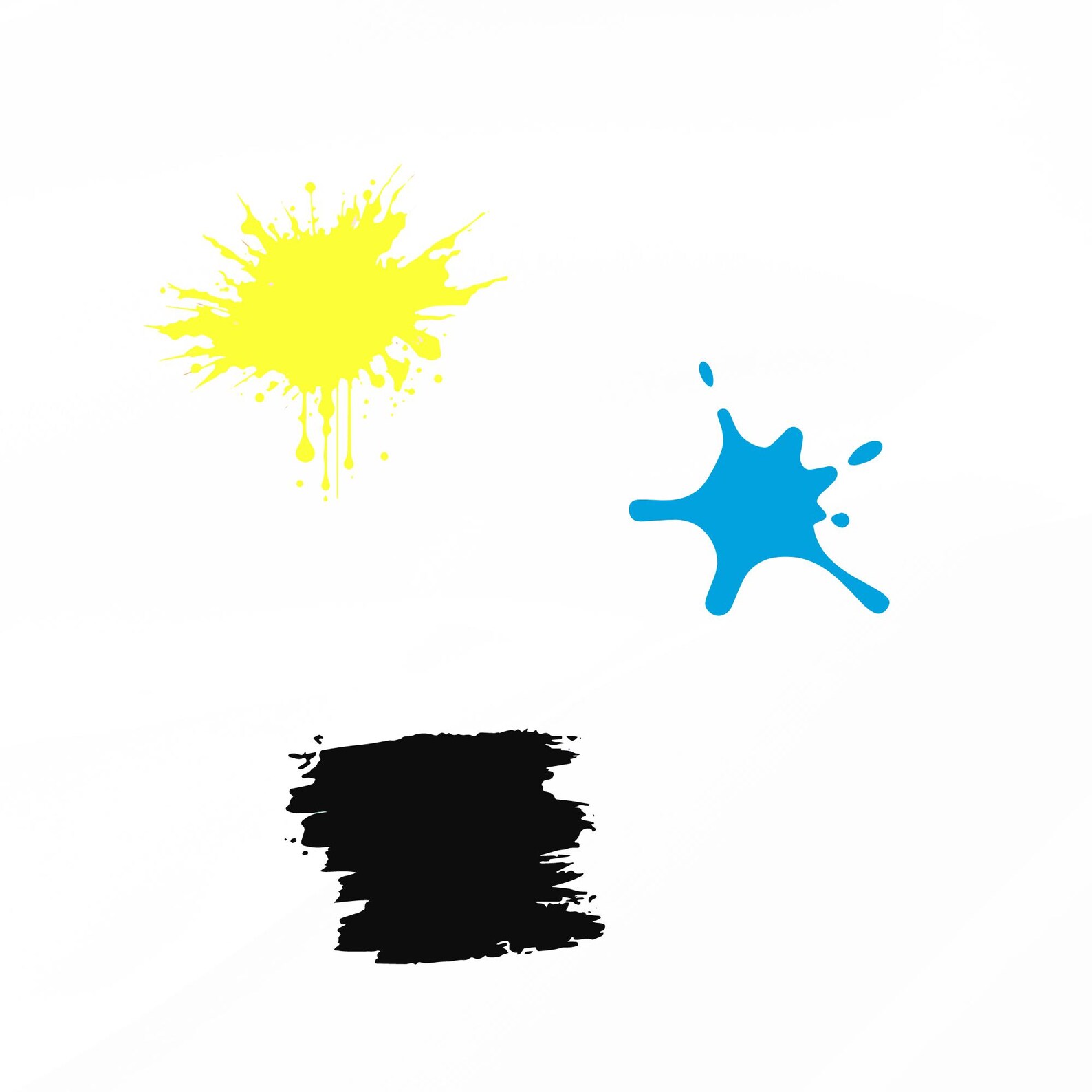 Paint Splatter Svg Bundle, Paint Splash Clipart for Cricut, Paint ...