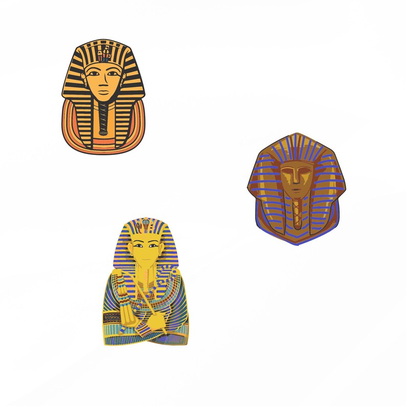 Pharaoh Svg Bundle, Egyptian Clipart for Cricut, Pharaoh Vector ...
