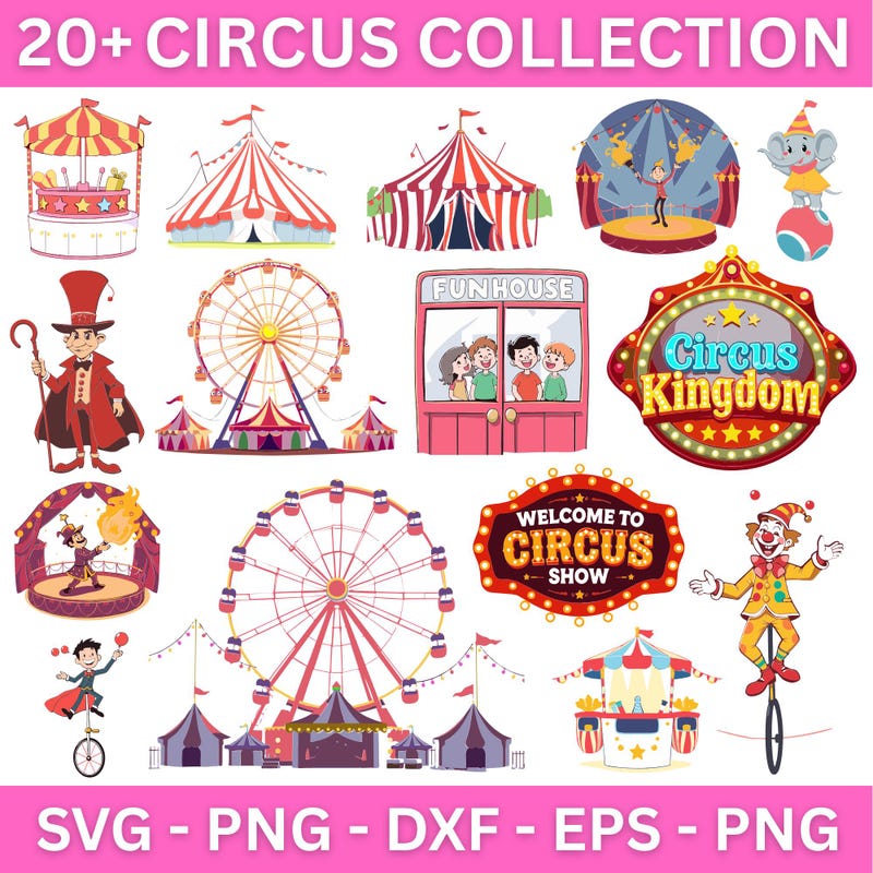 Carnival Clipart - Etsy
