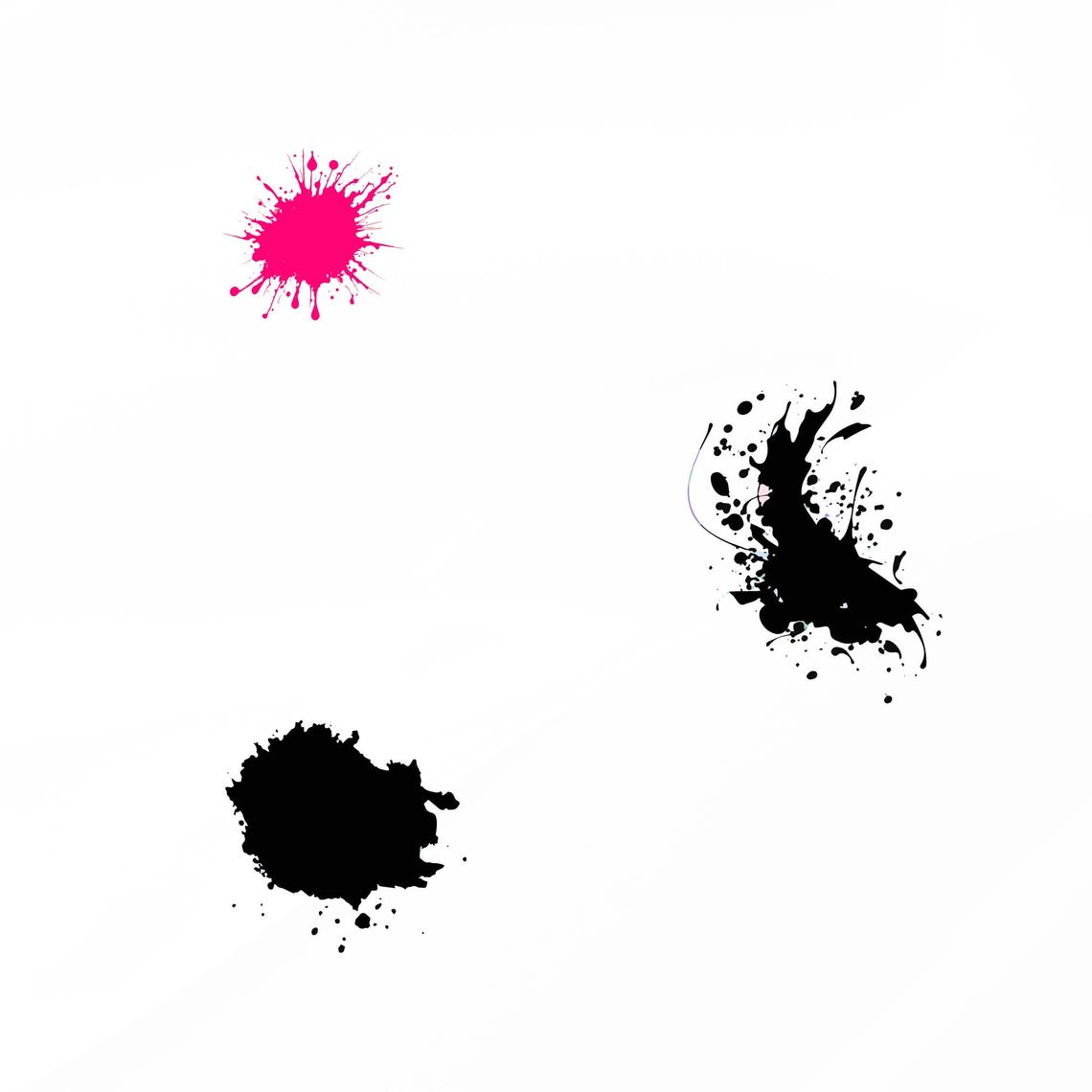 Paint Splatter Svg Bundle, Paint Splash Clipart for Cricut, Paint ...