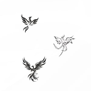 Phoenix Svg Bundle, Phoenix Clipart for Cricut, Phoenix Bird Silhouette ...