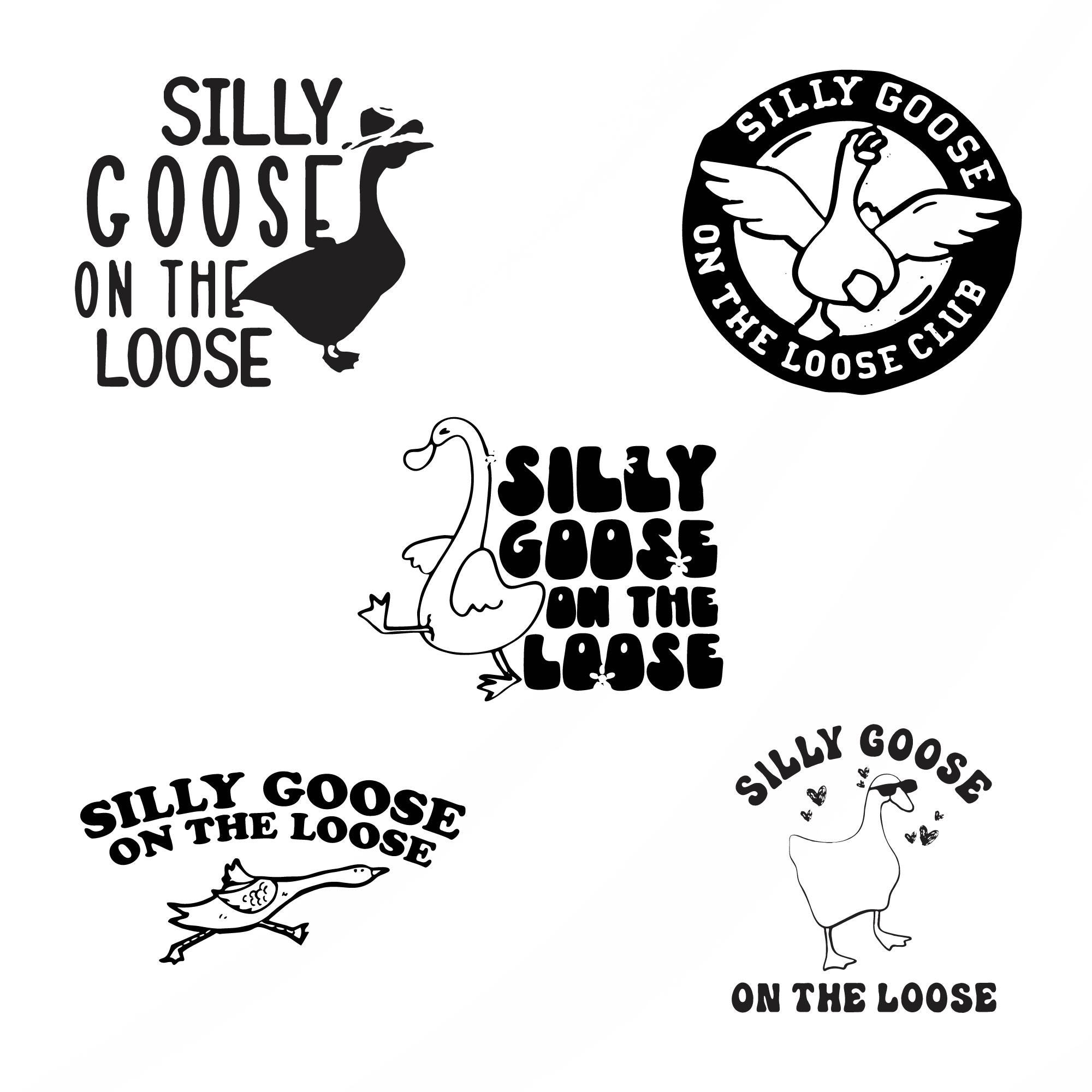 Goose Svg Bundle, Silly Goose Clipart for Cricut, Silly Goose Vector ...
