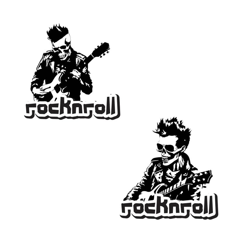 Rock Svg Bundle, Rock Music Clipart, Rock Band Vector, Music Decal ...