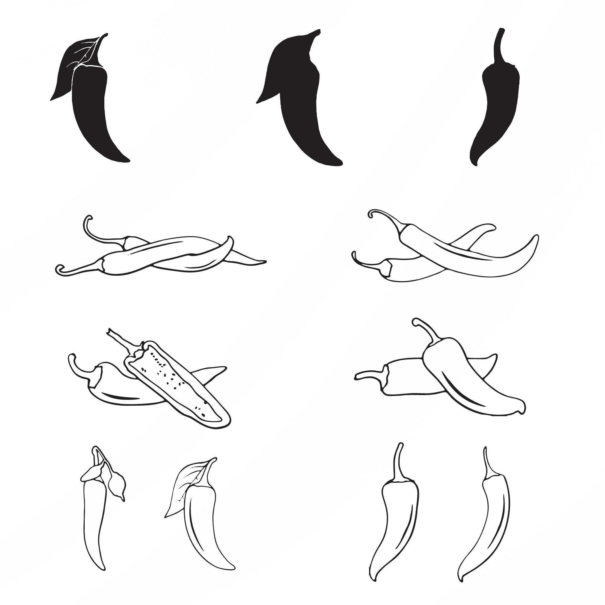 Chili Svg Bundle, Funny Hot Chili Clipart for Cricut, Chili Paper ...