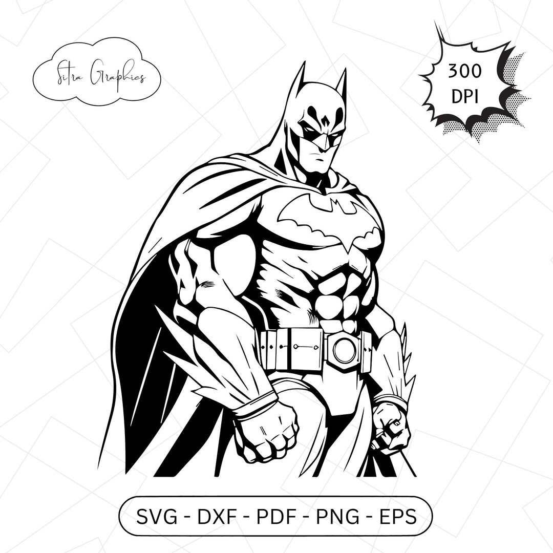 Superhero SVG, Superhero Cut File, Superhero Silhouette, Printable ...