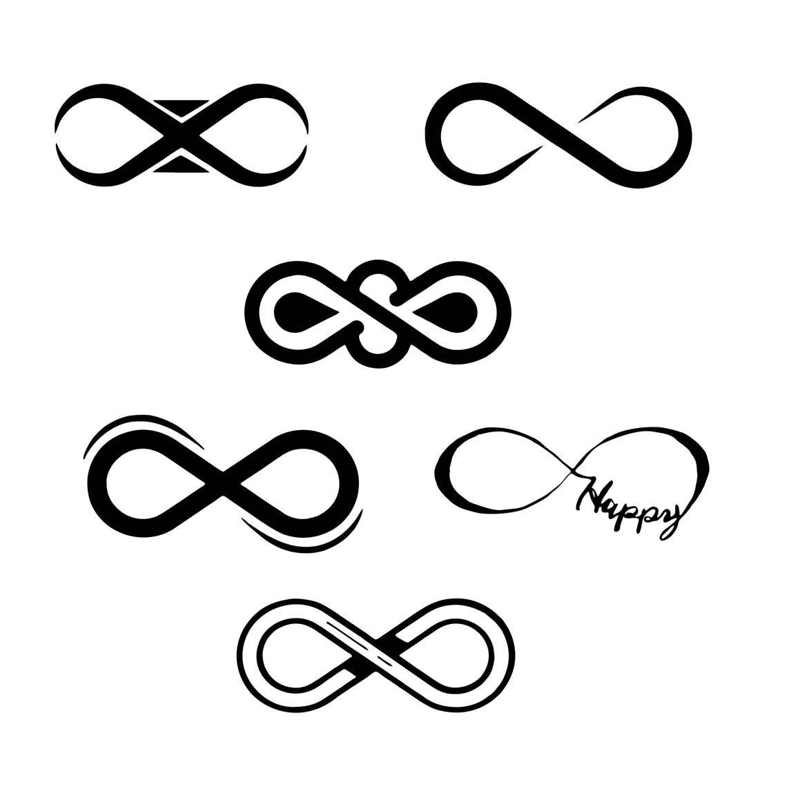 Infinity Svg Bundle, Infinity Sign Clipart for Cricut, Infinity Love ...