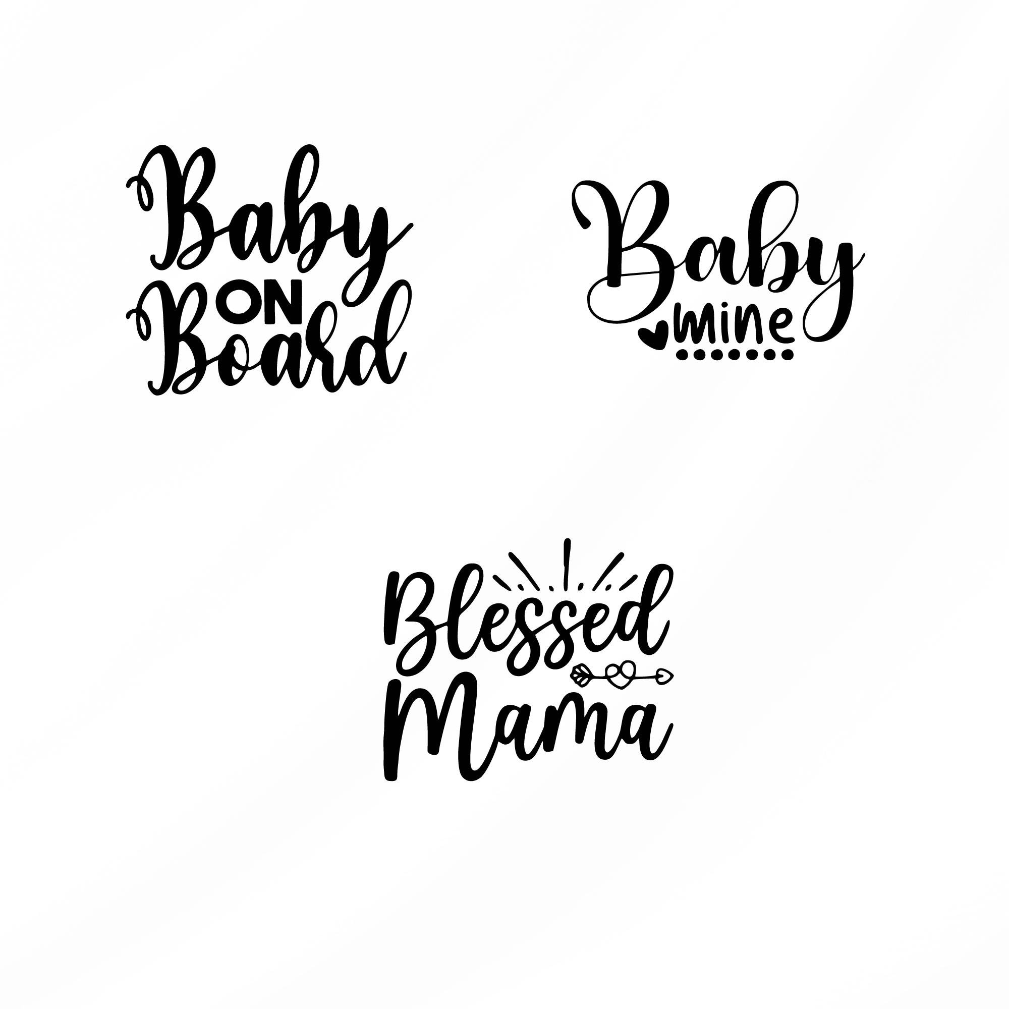 Pregnancy Svg Bundle, Pregnant Woman Clipart for Cricut, Pregnancy ...