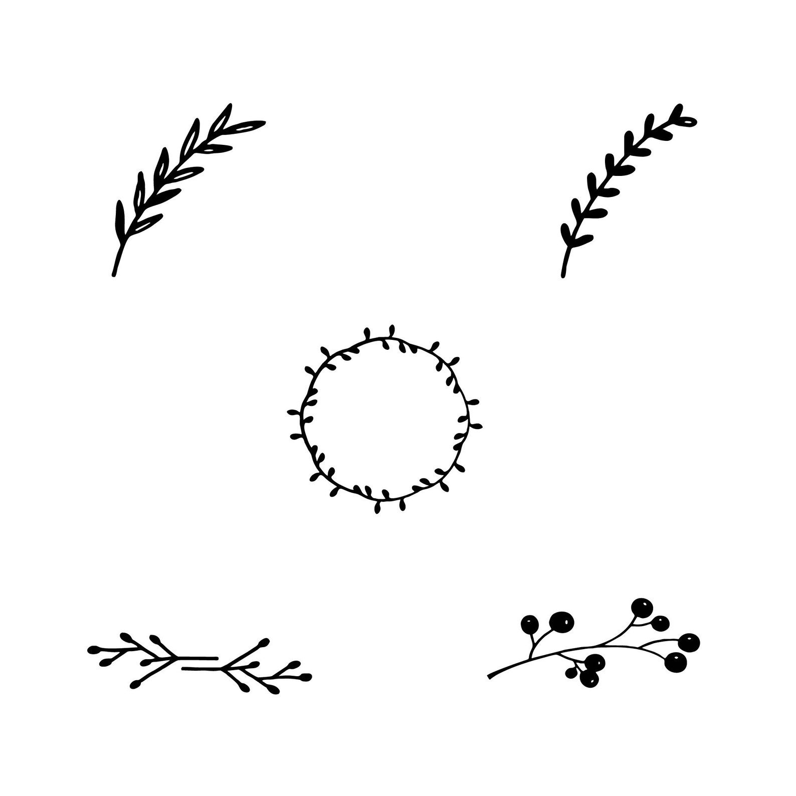 Boho Svg Bundle, Abstract Clipart for Cricut, Boho Vector, Boho Decal ...