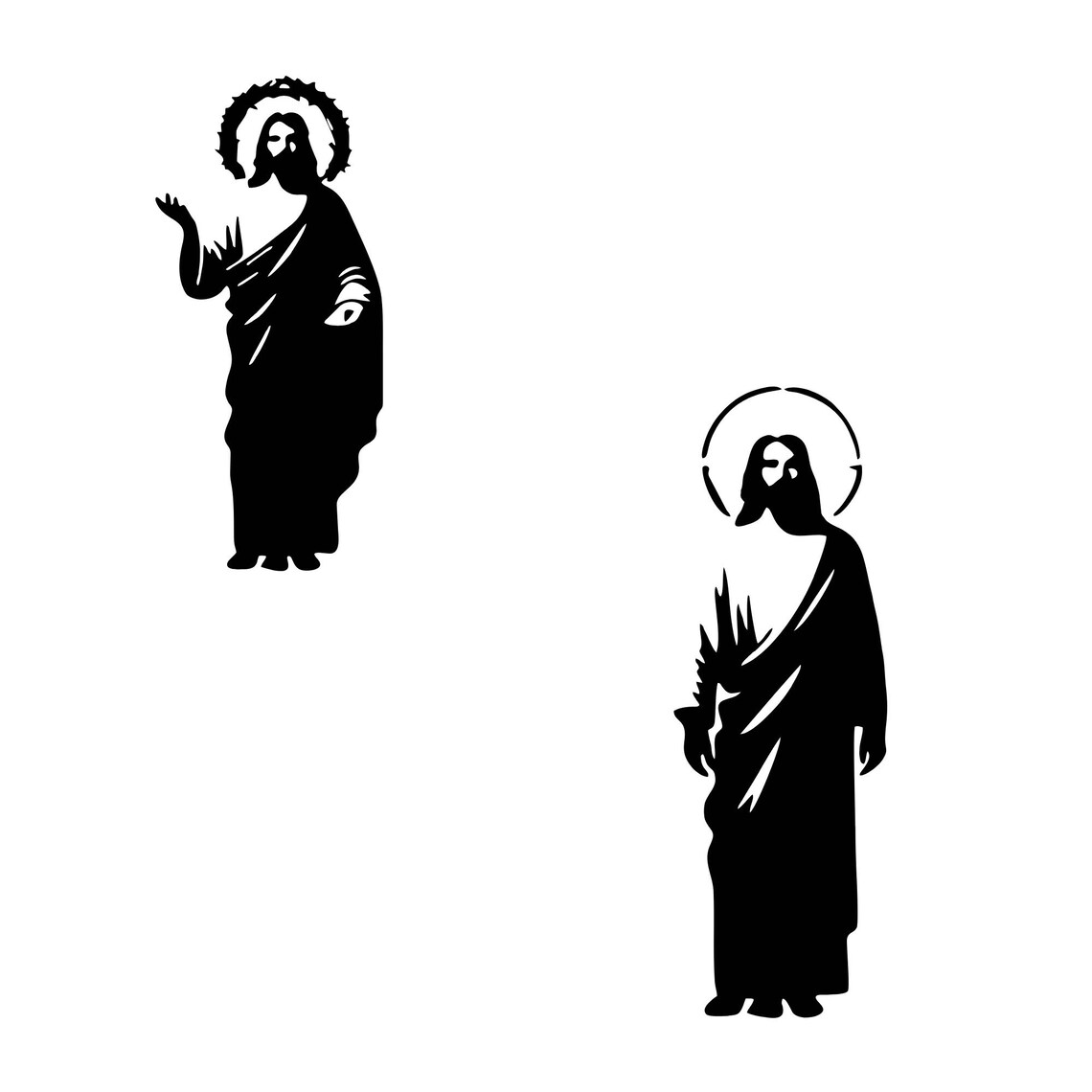 Jesus Svg Bundle, Christian Clipart, Christmas Nativity Vector, Jesus ...
