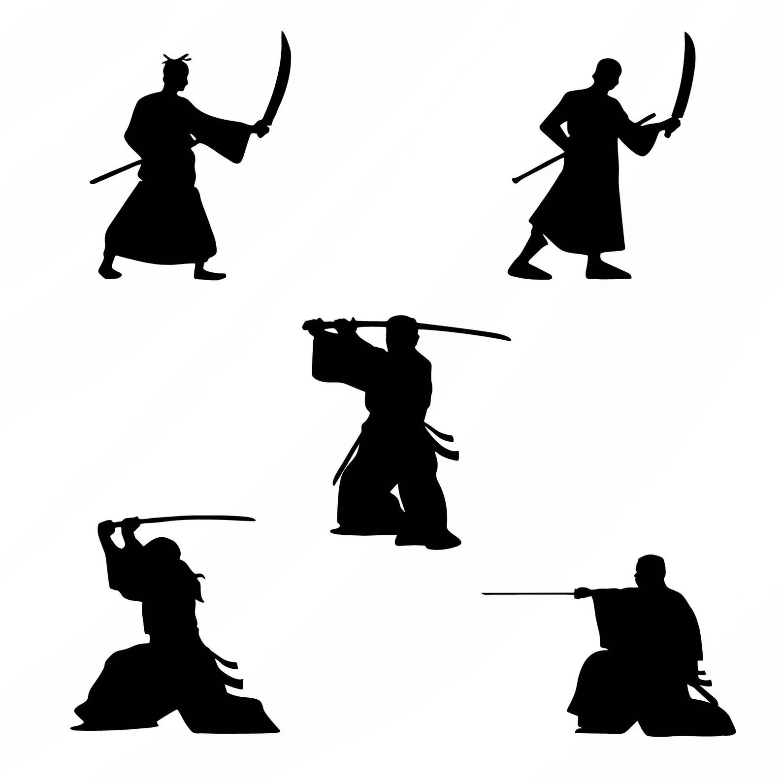 Samurai Svg Bundle, Samurai Clipart for Cricut, Samurai Warrior ...