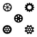 Gears Svg Bundle, Gears Clipart for Cricut, Gear Shapes Silhouette ...