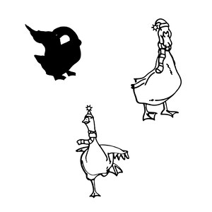 Goose Svg Bundle, Globe Clipart, Goose Head Vector, Goose Face Decal ...