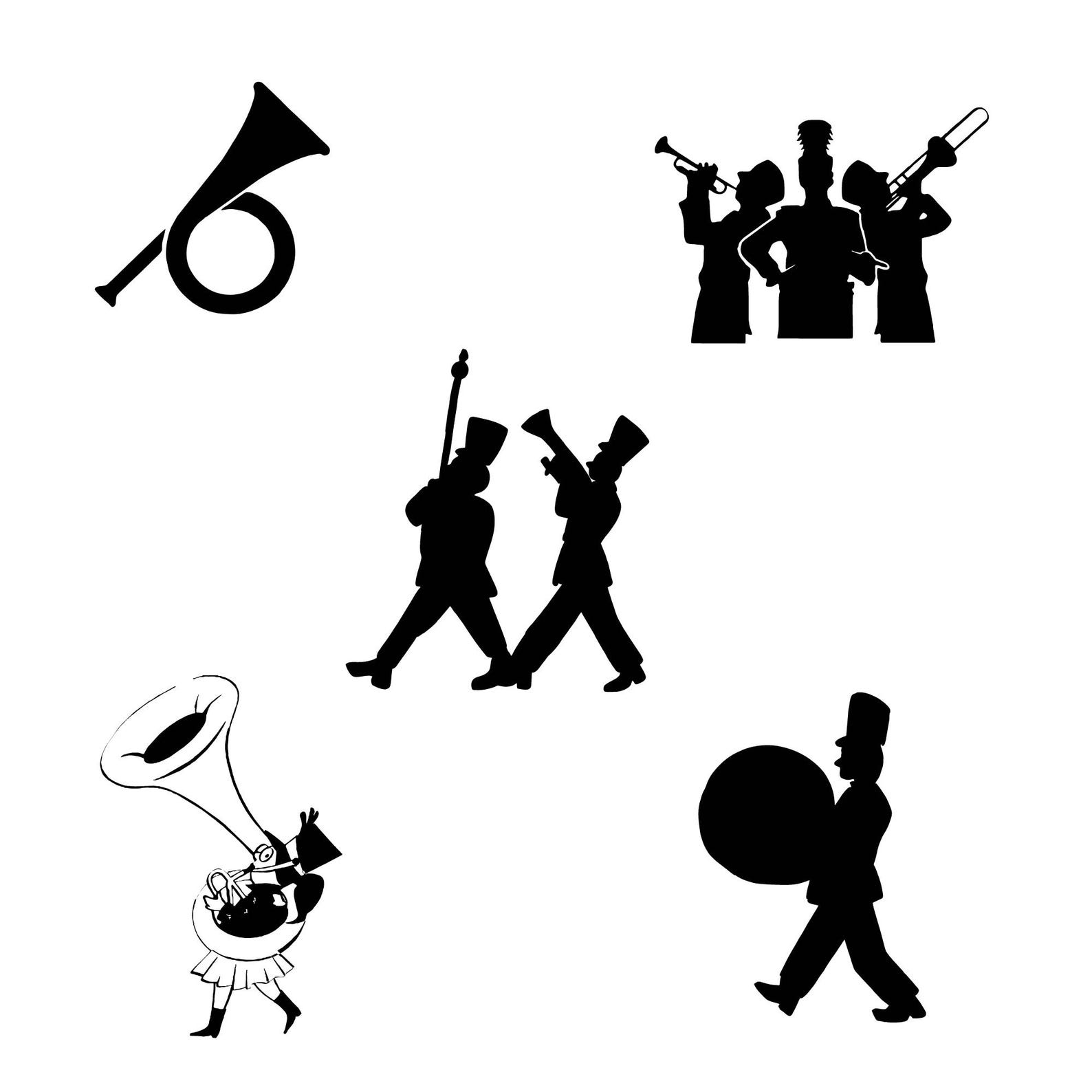 Marching Band Svg Bundle, Marching Band Clipart for Cricut, Band Vector ...