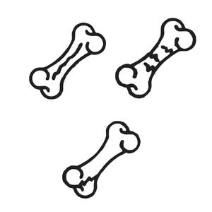 Dog Bone Svg Bundle, Dog Bone Clipart, Bone Vector, Dog Bone Decal, Dog ...