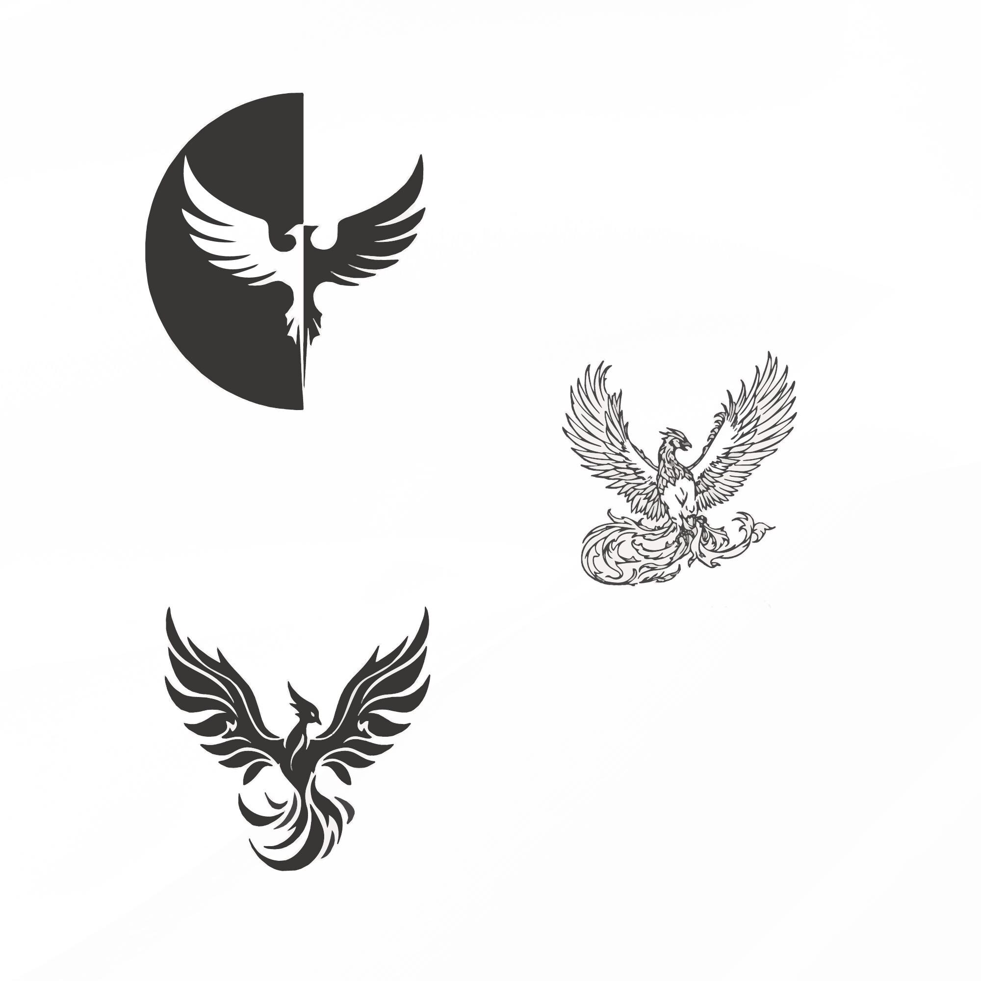 Phoenix Svg Bundle, Phoenix Clipart for Cricut, Phoenix Bird Silhouette ...