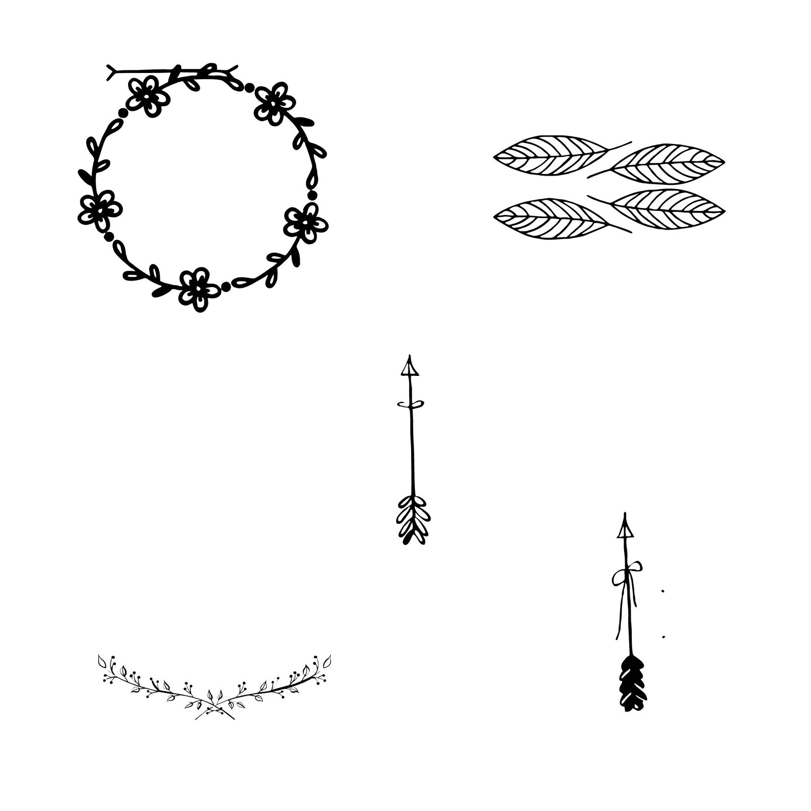 Boho Svg Bundle, Abstract Clipart for Cricut, Boho Vector, Boho Decal ...