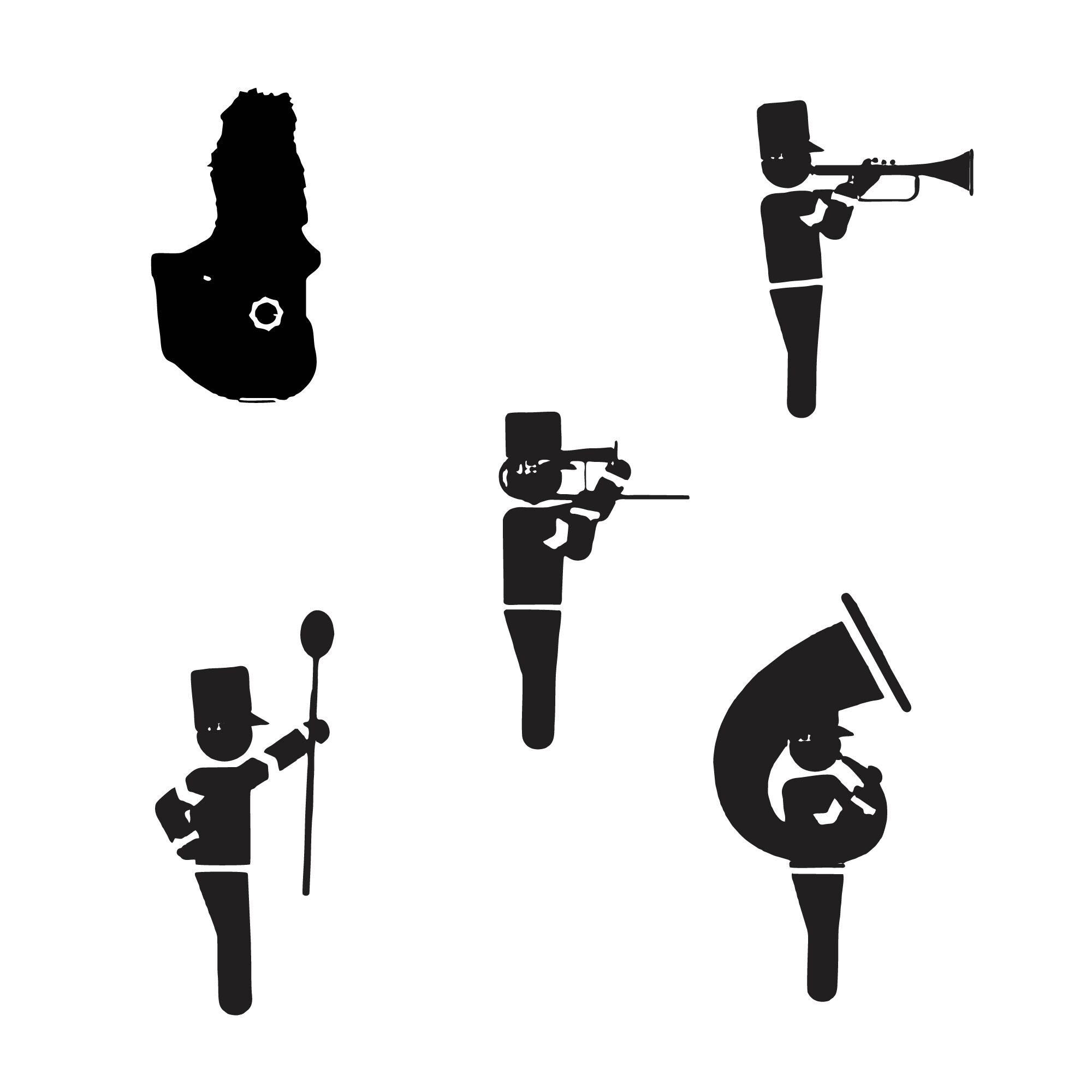 Marching Band Svg Bundle, Marching Band Clipart for Cricut, Band Vector ...