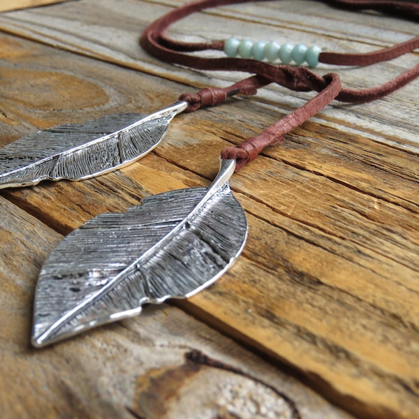 Leather Lariat - Etsy