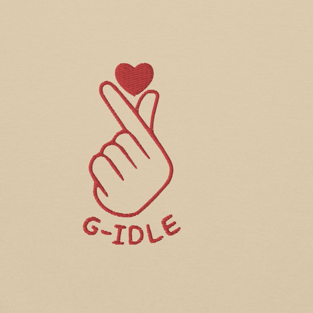 G-IDLE Embroidered Hoodie KPOP Sweatshirt Korean Band Merch K-POP Gift ...