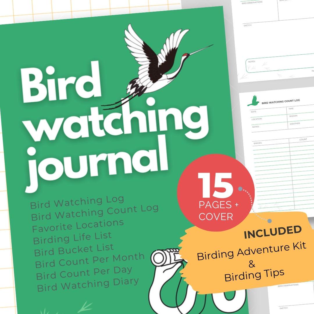 Bird Watching Journal Bird Watching Log Book Birding Count Life List Diary Notebook Bucket List ...
