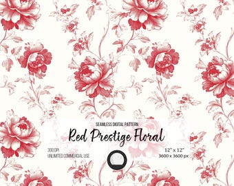 Pastel Floral Arrangements Pattern | Elegant Seamless Design for Fabric ...