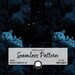 Dark Gothic Cat Seamless Pattern | Mysterious Black Cat Digital Paper ...