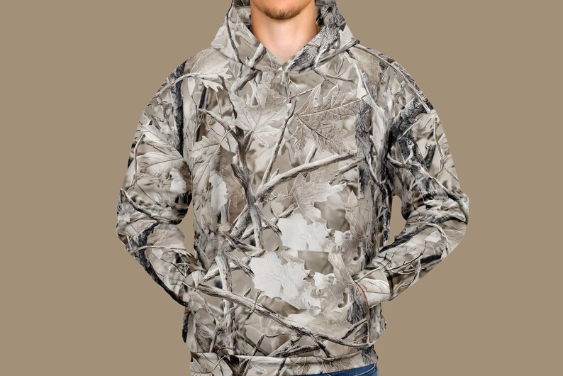 Frozen Realistic Tree Camo Seamless Pattern – Winter Woodland ...