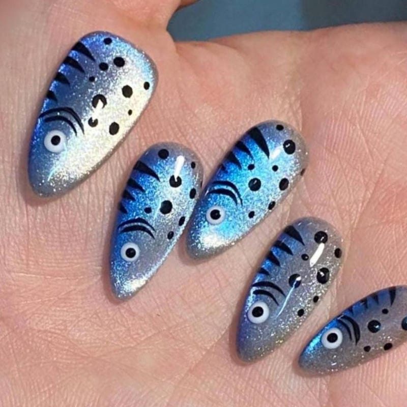 Fishing Lure Nails - Etsy