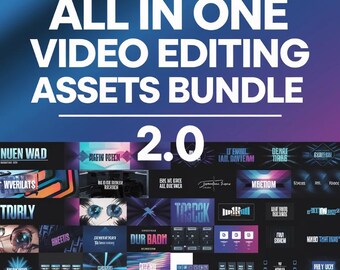 Video Editing Bundle 2.0 - Etsy