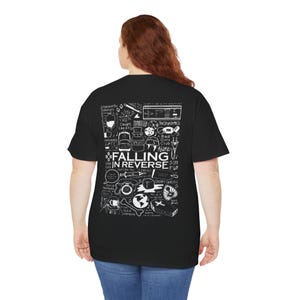 Falling in Reverse Back T-shirt | Rock Music Shirt | Watch the World ...