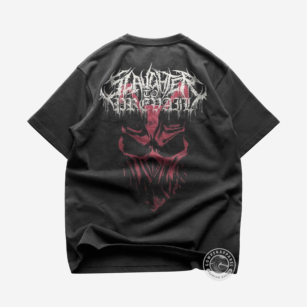 Slaughter to Prevail Back T-shirt Metal Music Shirt Demolisher VIKING ...