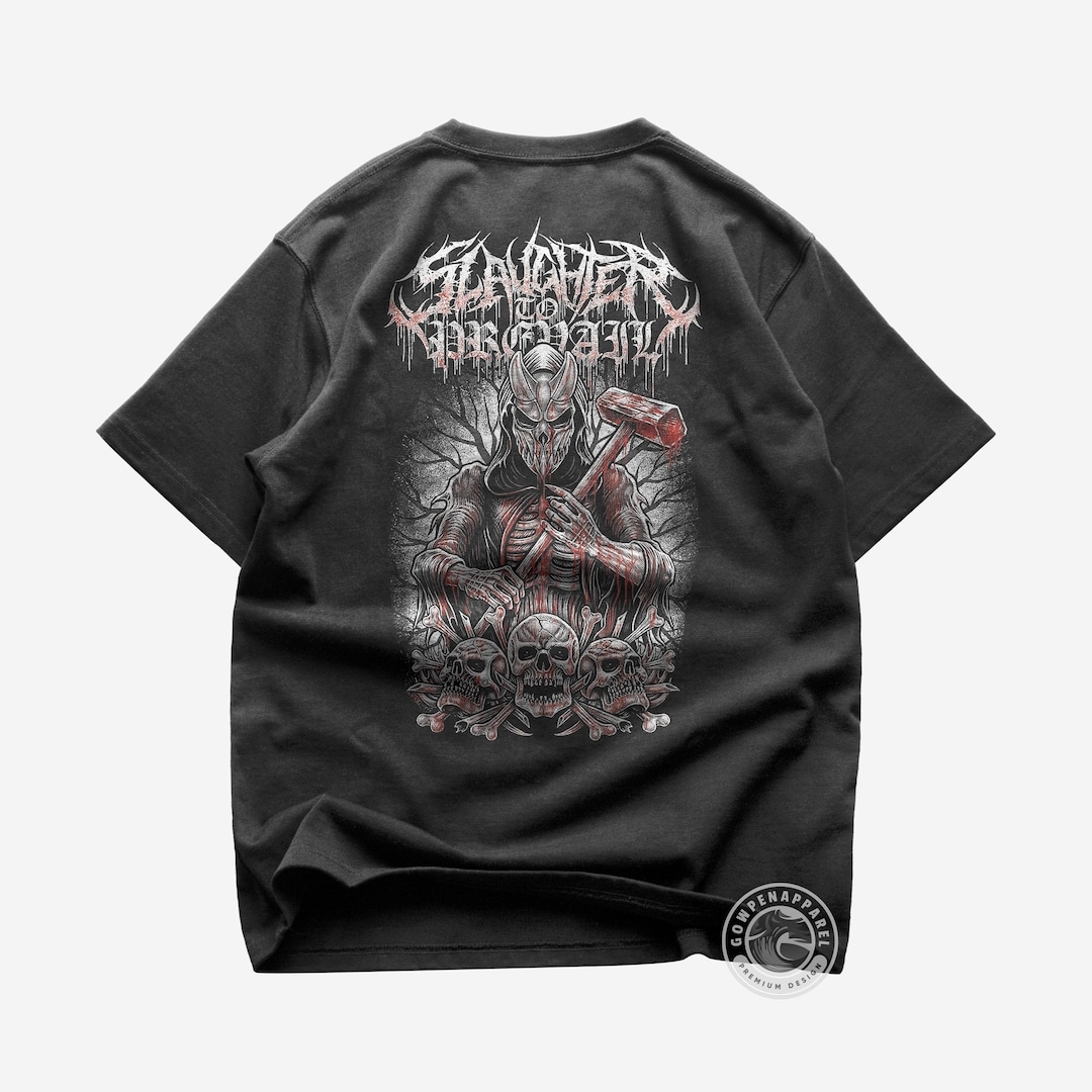 Slaughter to Prevail Back T-shirt Demolisher Bratva Baba Yaga Shirt ...