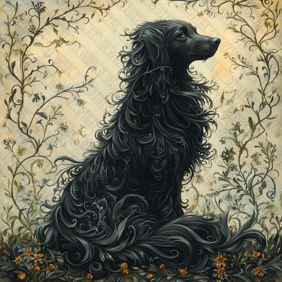 25 Gothic Dog Digital Papers | Dark Animal Backgrounds and Collage JPG ...