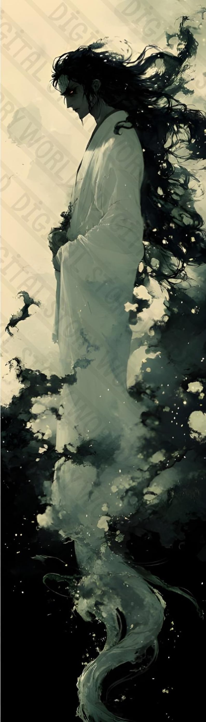 25 Yurei Ghost, Japanese Art Gothic Horror Art Digital Yurei Collages ...