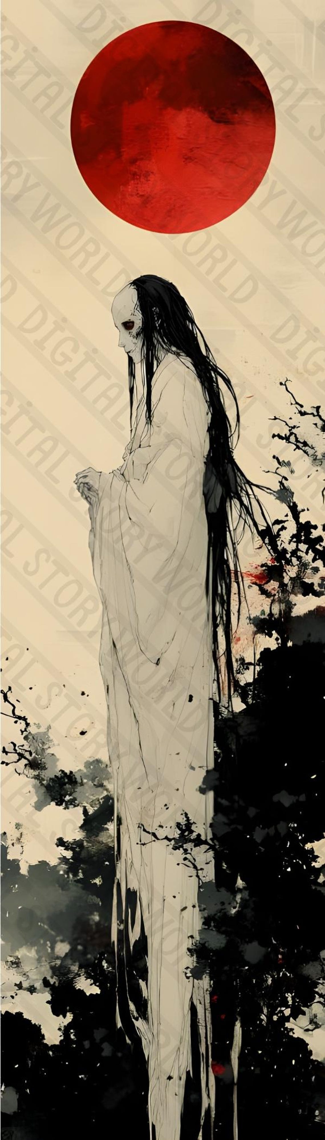 25 Yurei Ghost, Japanese Art Gothic Horror Art Digital Yurei Collages ...
