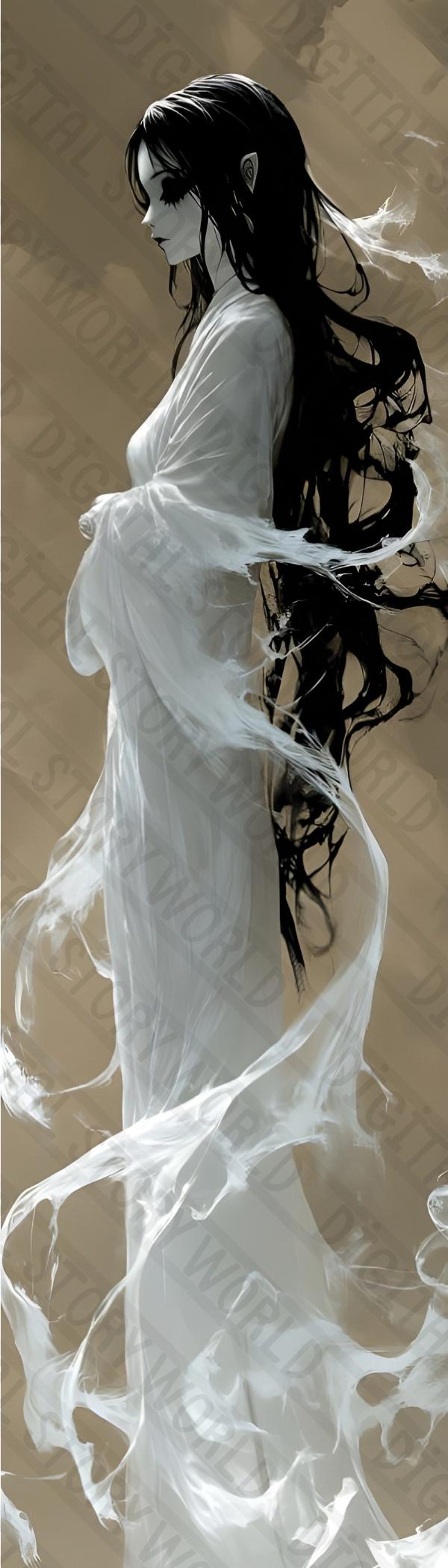 25 Yurei Ghost, Japanese Art Gothic Horror Art Digital Yurei Collages ...