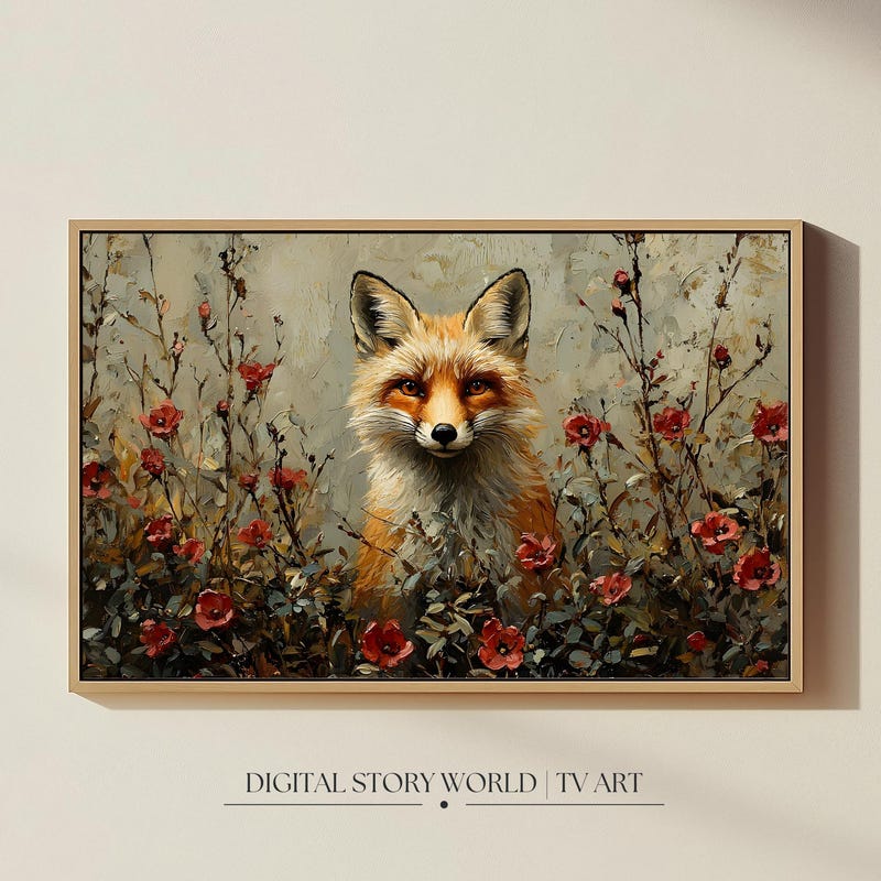 Fox Artwork - Etsy