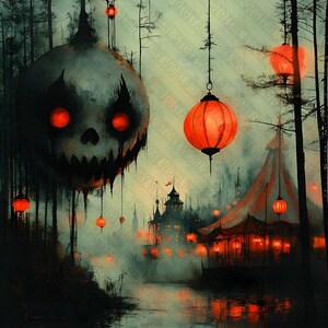 10 Spooky Backgrounds Bizarre Digital Halloween Items, Digital Gothic ...