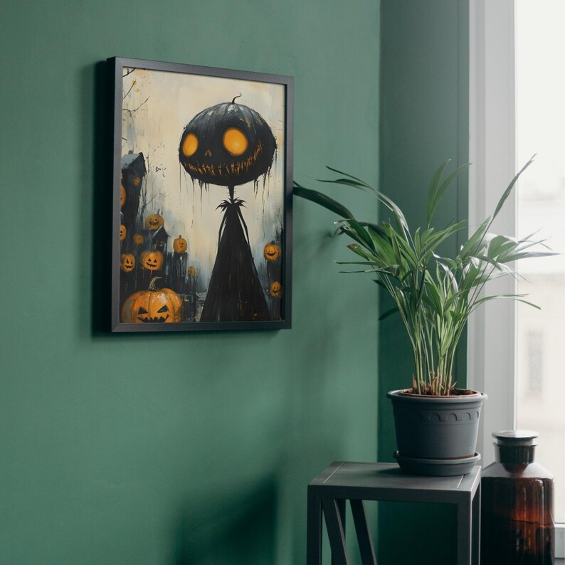 Spooky Backgrounds Bizarre Digital Halloween Elements, Digital Pumpkin ...