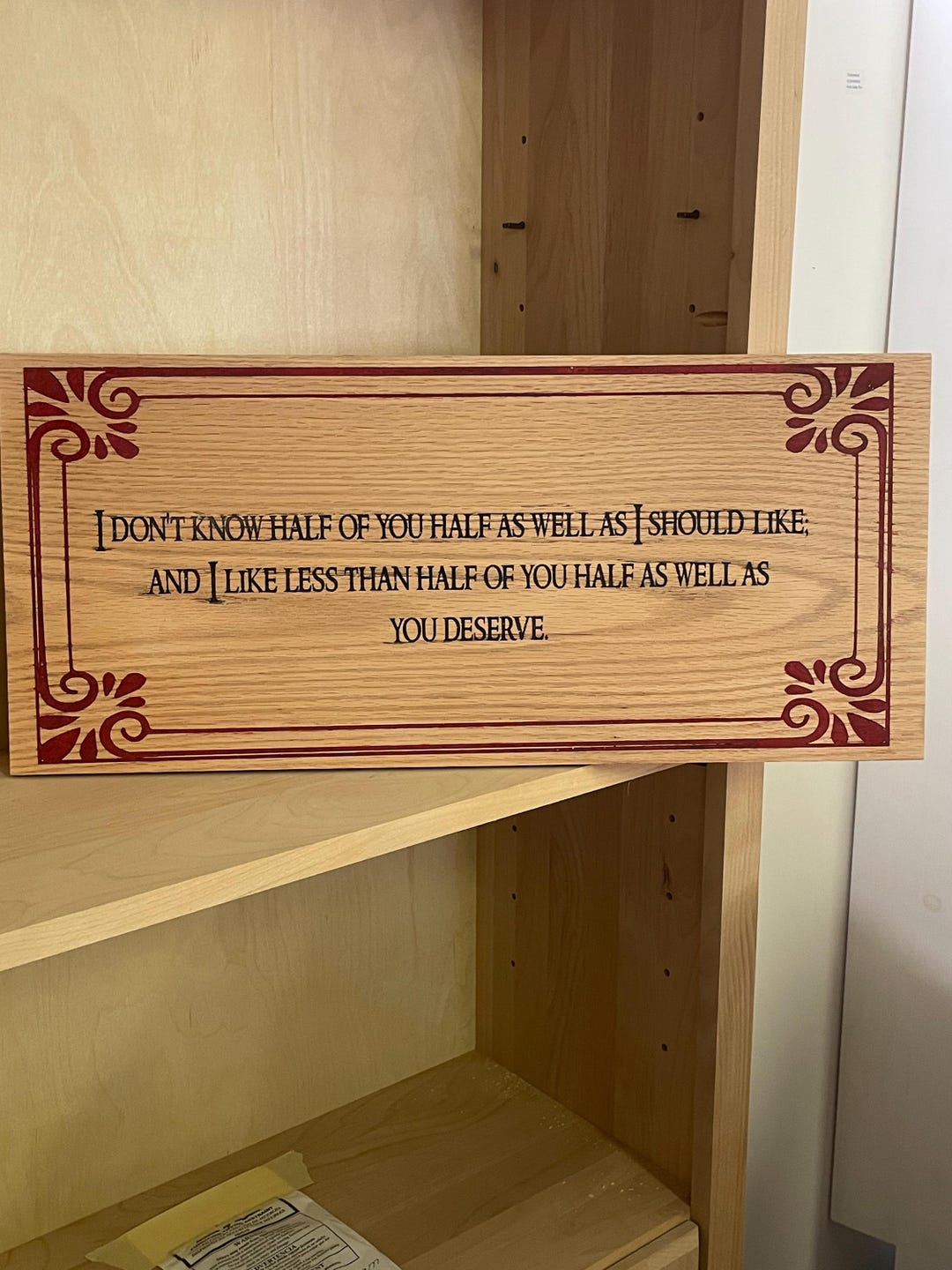 Wooden Hobbit Quote Sign - Etsy