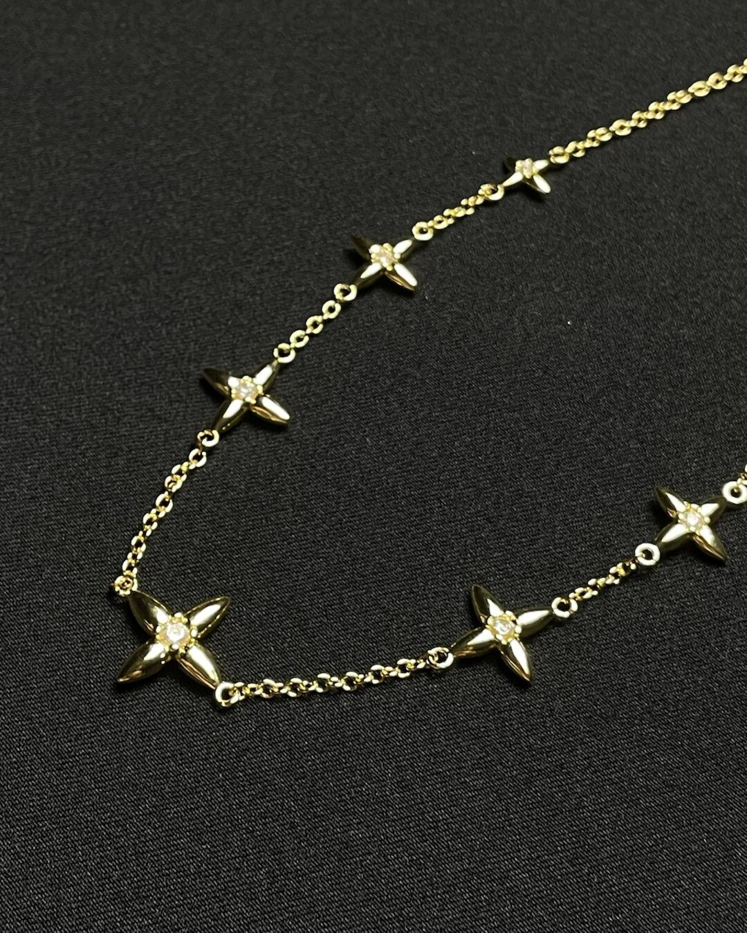 Vintage Chains Louis Vuitton Gold With Stones Rare Chains Gift 80s ...