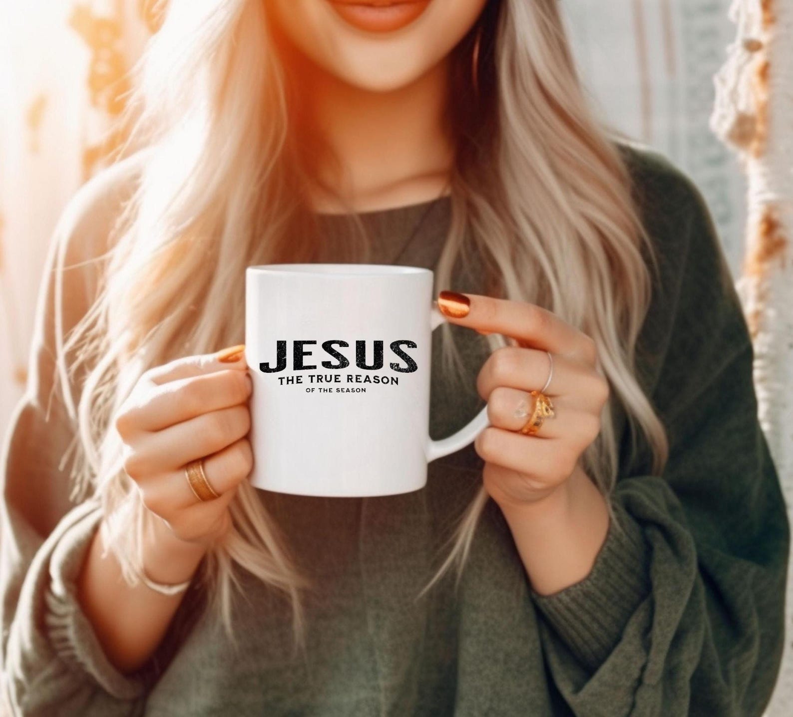 Christian Jesus is the Reason of the Season, Coffee Mug, Christian ...