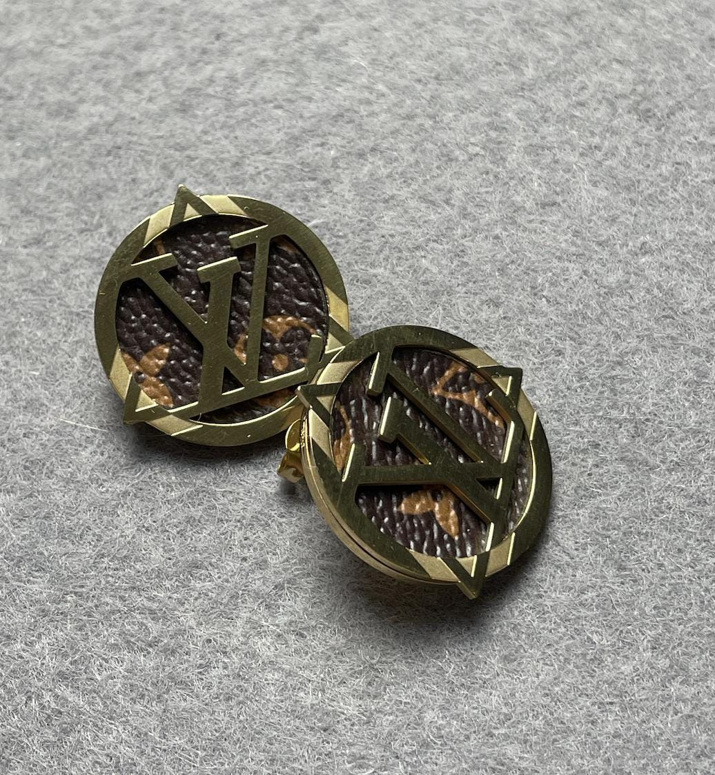 Louis Vuitton Earrings Etsy
