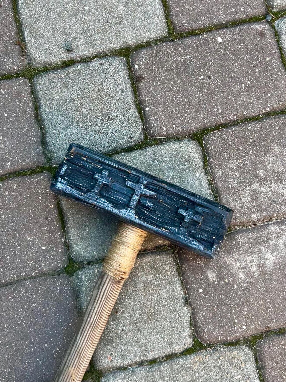 Wooden Two Handed Battle Hammer - Etsy