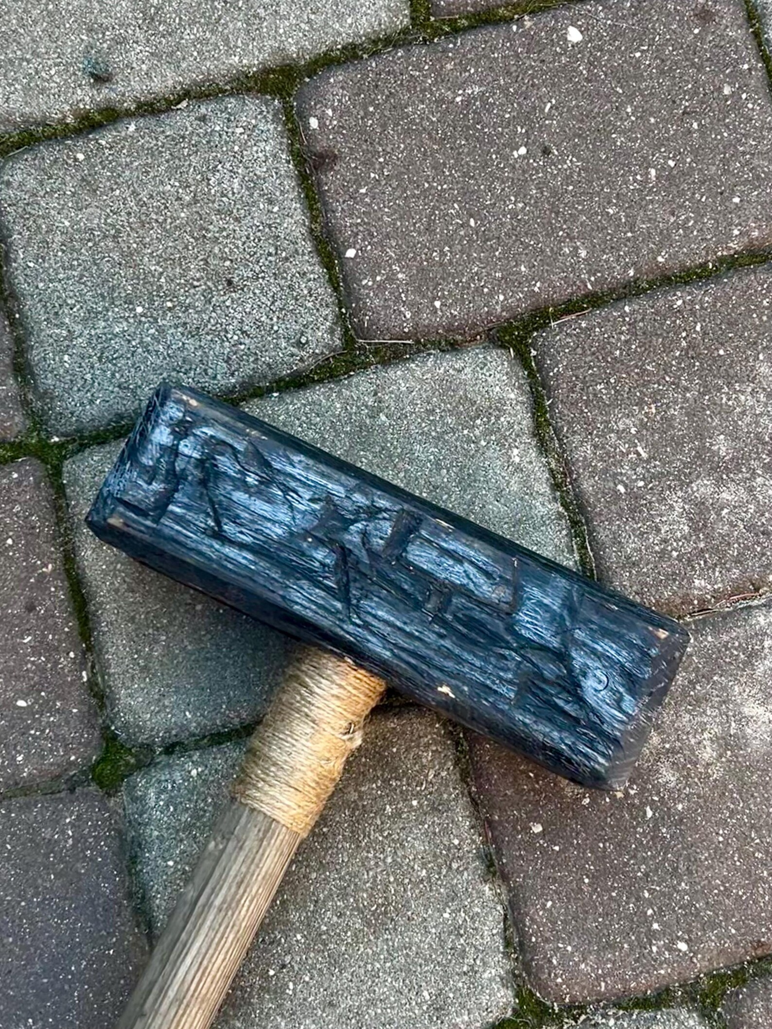 Wooden Two Handed Battle Hammer - Etsy