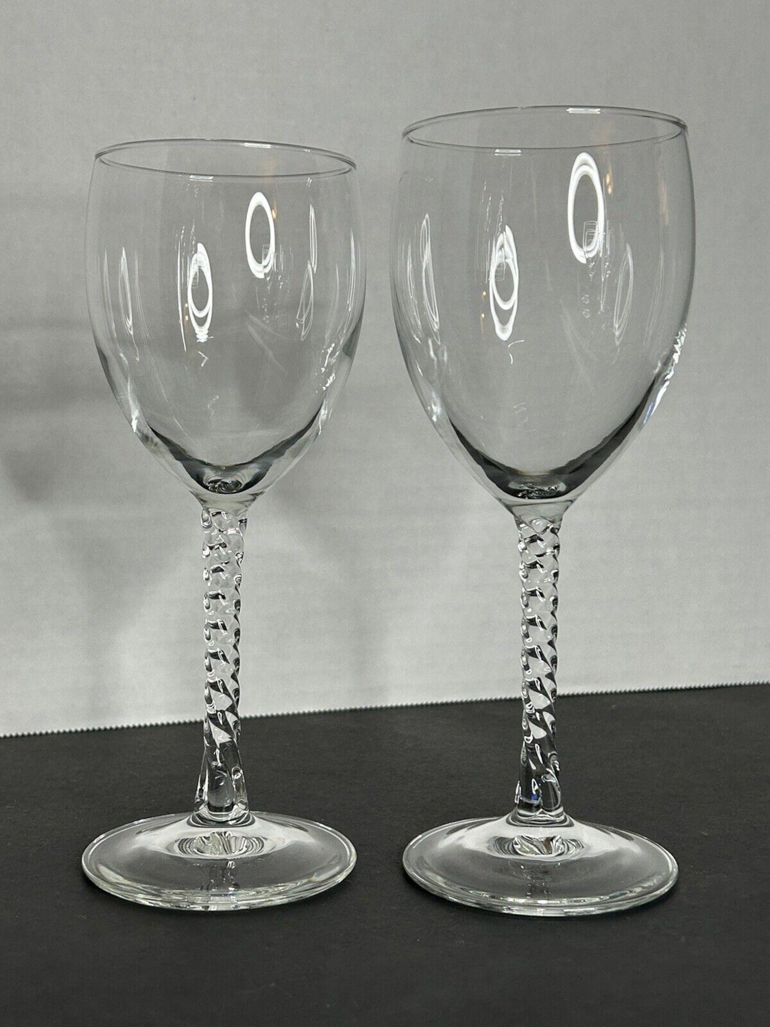 Vintage Cristal D'arques-durand ANGELIQUE~ 4 Water & 4 Wine Glass’s ...