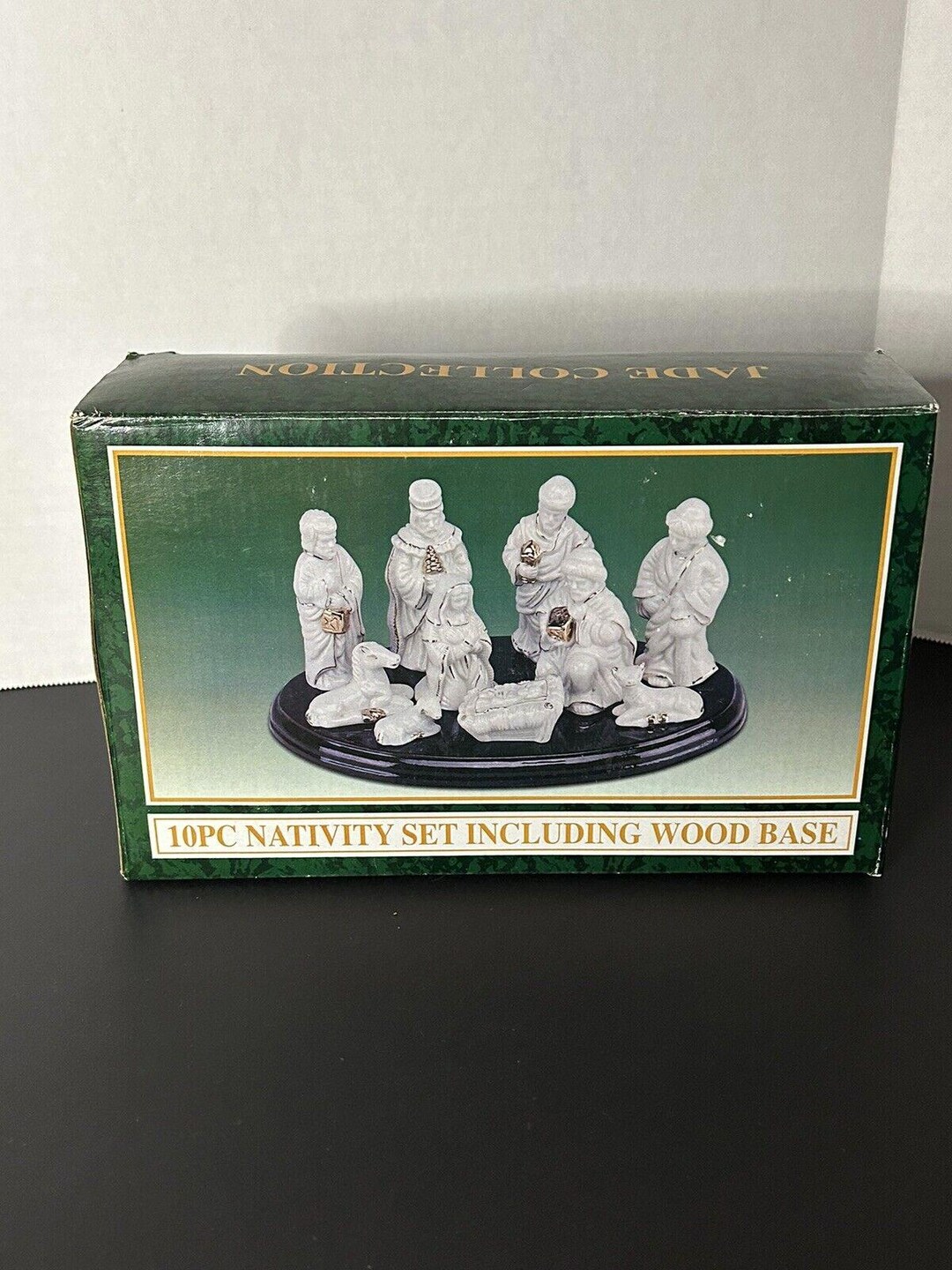 Vintage World Bazaars Nativity Set - Jade Collection 11pc Including ...